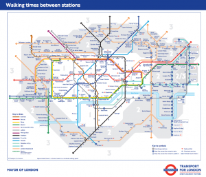 The Walking Tube Map Sport Relief Challenge | Mapway