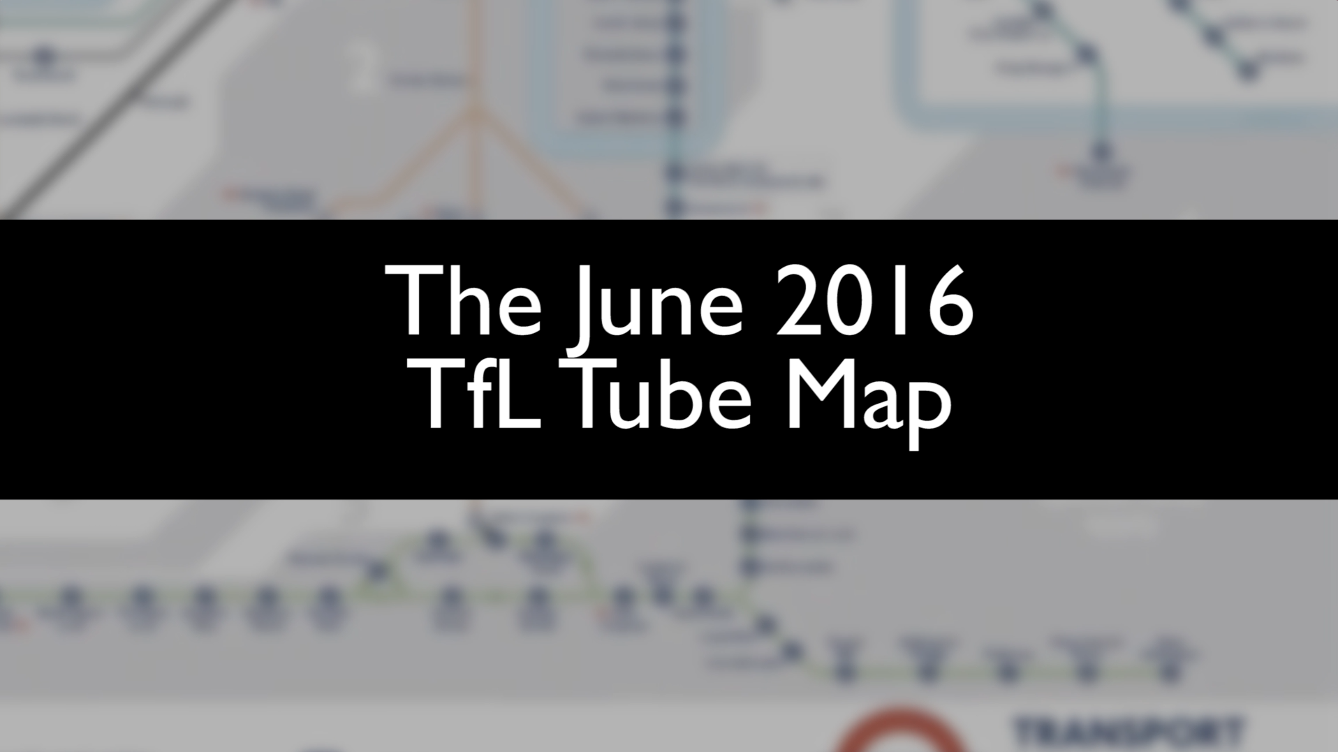 New TfL Tube Map Now Includes the Trams - Mapway
